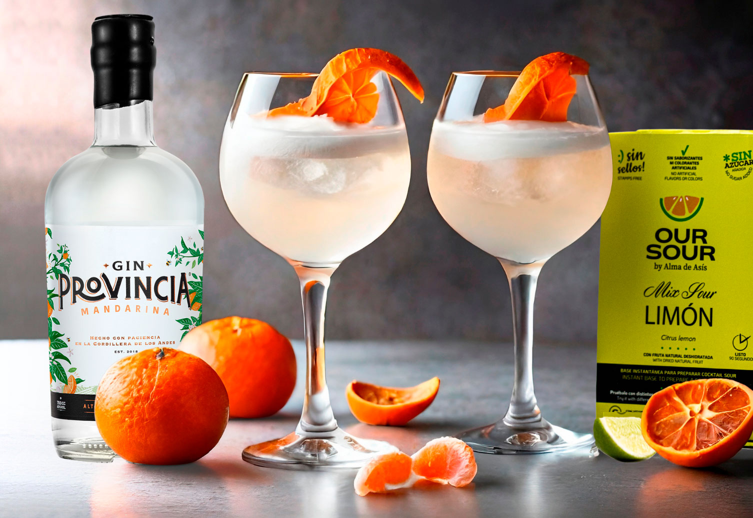 Gin Sour Mandarina | Recetas | Our Sour